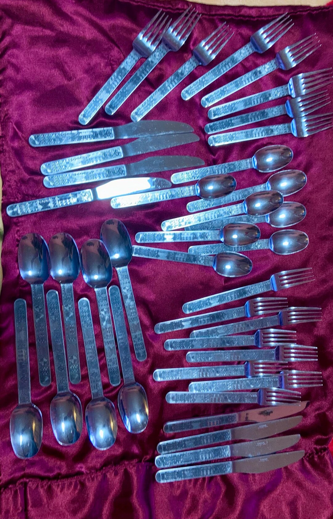 Cambridge Aztec Dinnerware Set 40 Pieces Low Shipping - Etsy