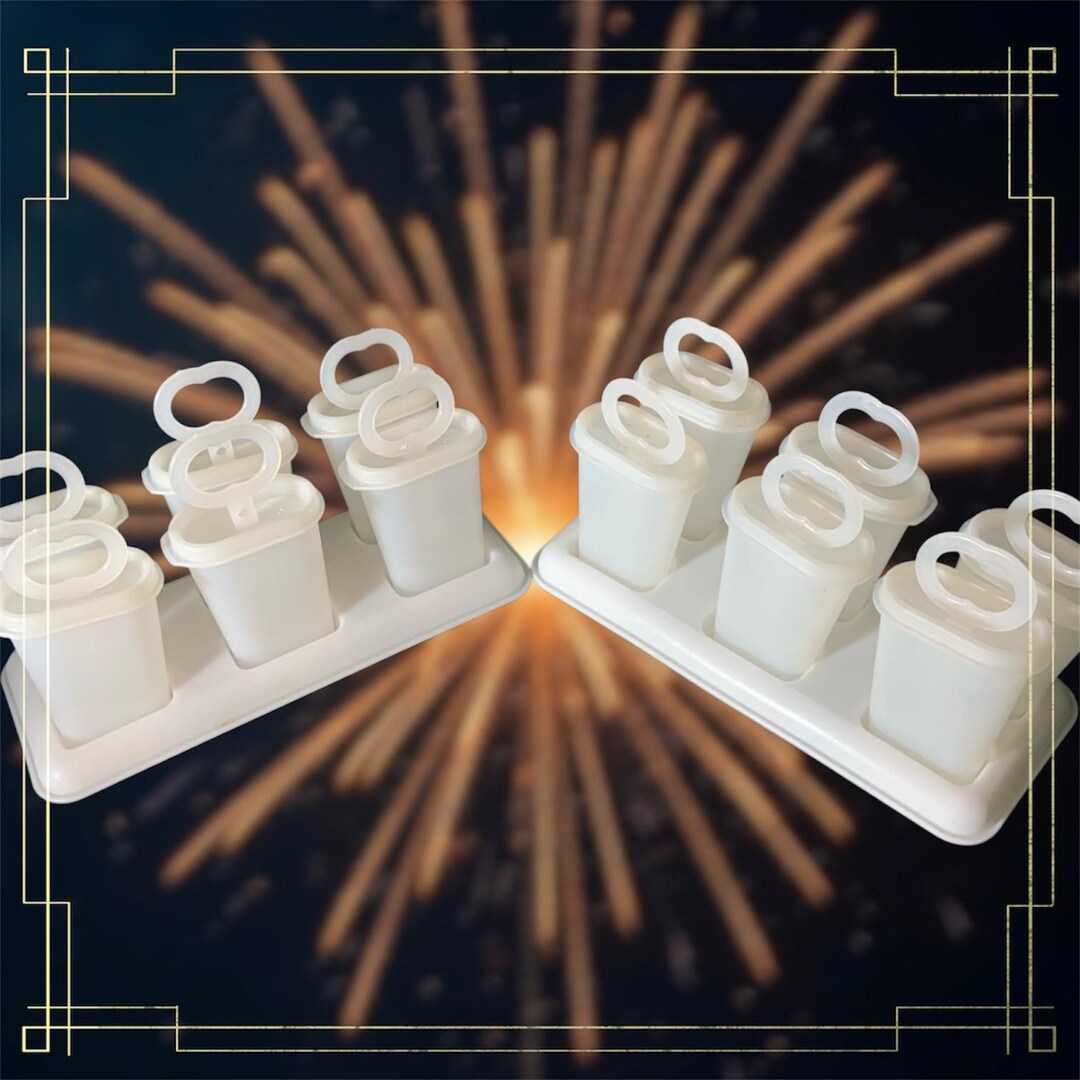 Tupperware Ice Tups Popcicle Makers Set of 2 - Etsy