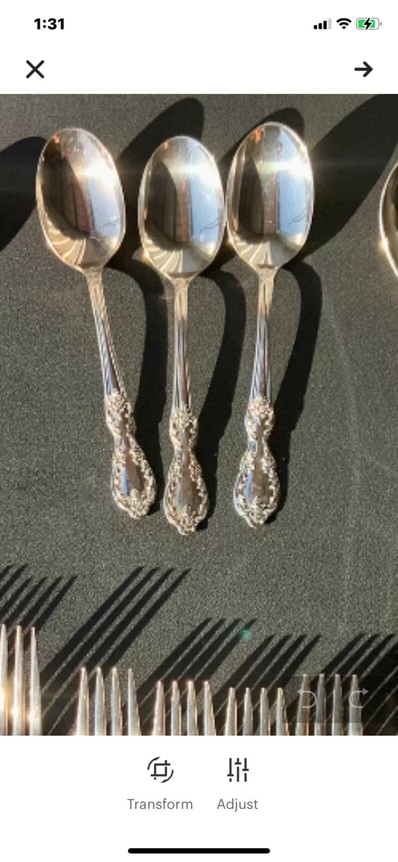 Oneida , Grand Elegance, Rogers, Extra Plate, Silverplate, Flatware 19 ...