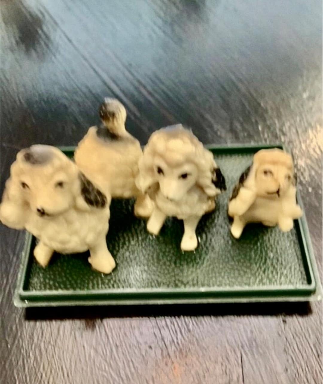 Celluloid Poodle Figurine(s) Made in Hong Kong - Etsy