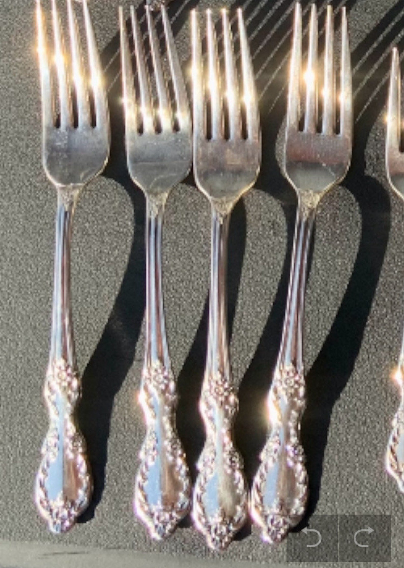 Oneida , Grand Elegance, Rogers, Extra Plate, Silverplate, Flatware 19 ...