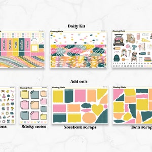 Printable Daily Sticker Kit Digital Planner Sticker Kit Instant ...