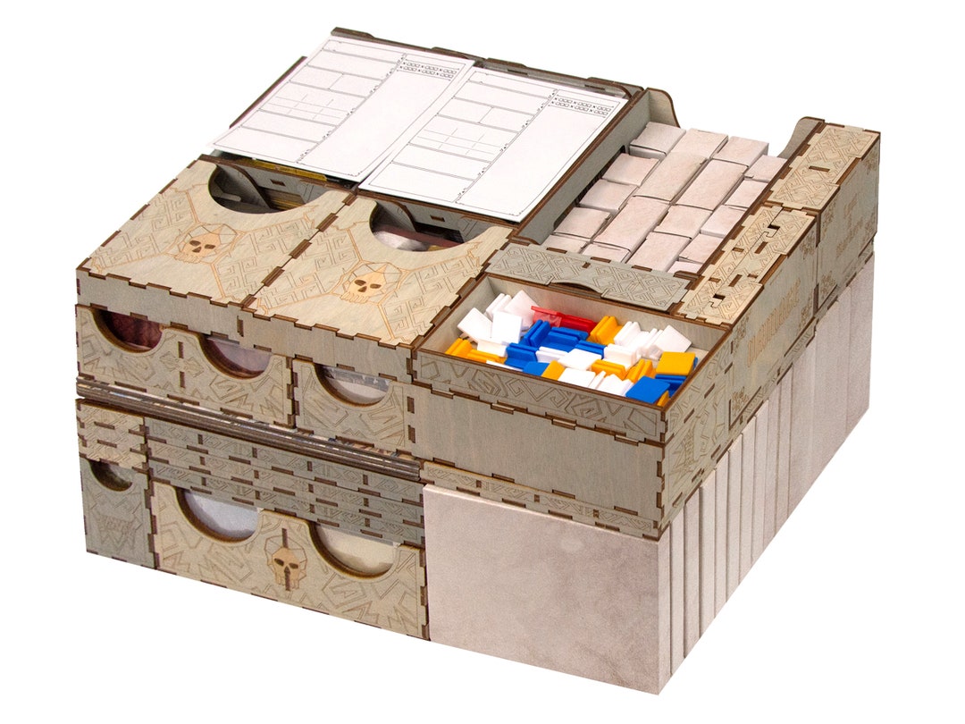 Frosthaven Board Game All-in-one Storage Box Made of Wood From Smonex ...