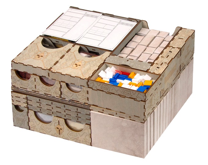 Frosthaven Board Game All-in-one Storage Box Made of Wood From Smonex ...