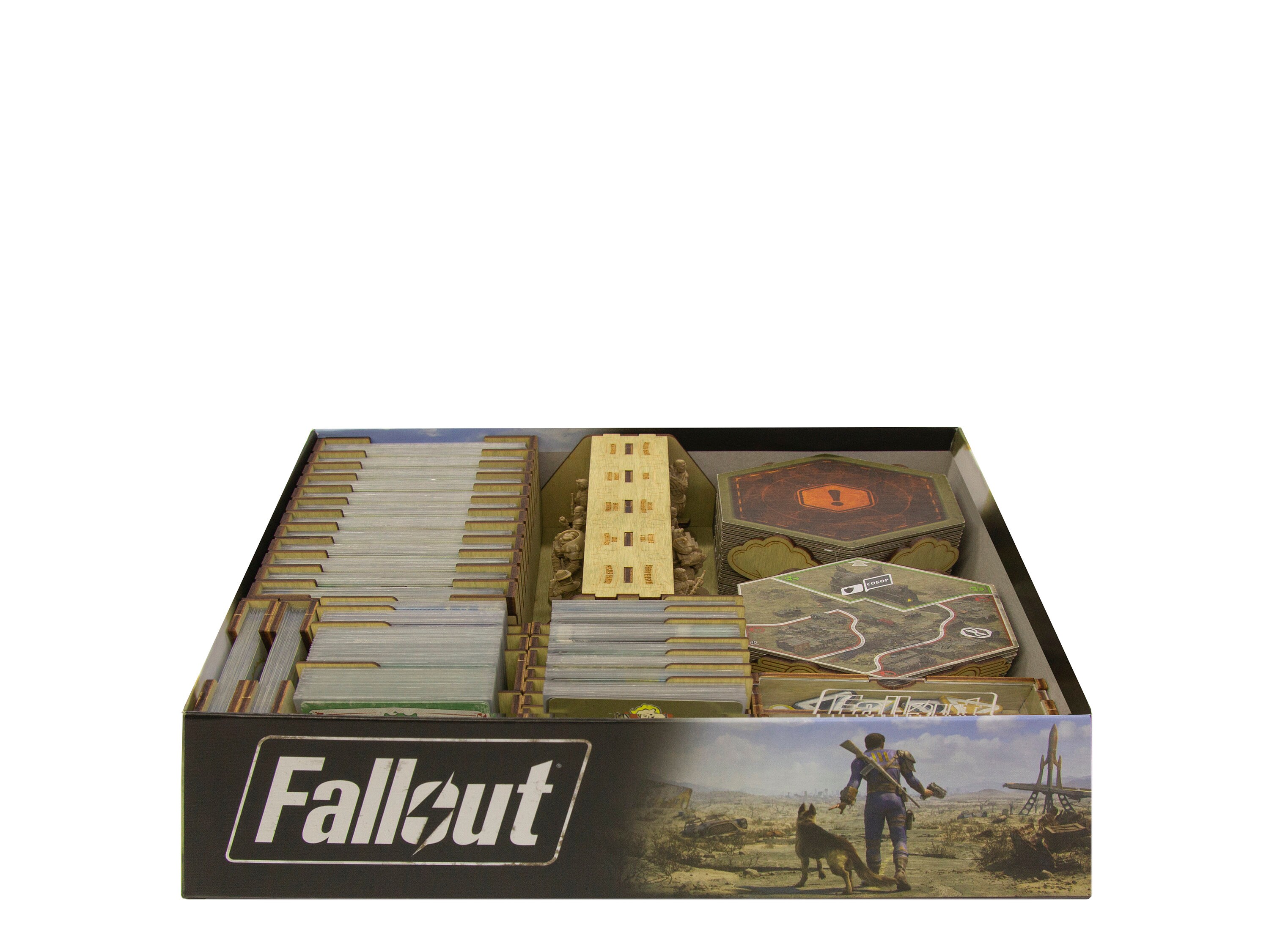 Fallout Board Game Wooden Organizer With New California and | Etsy