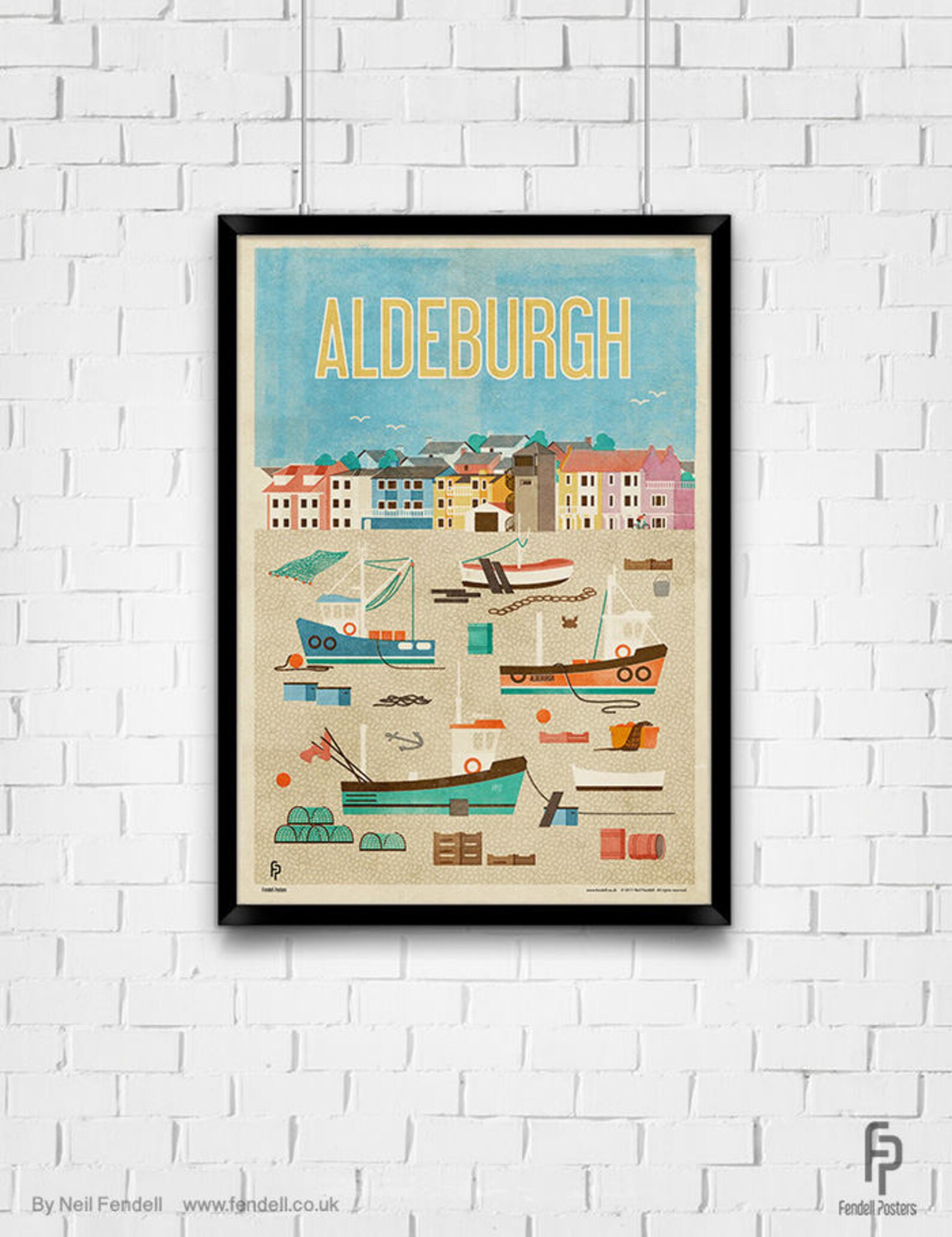 Aldeburgh Poster A4 & A2 Sizes - Etsy UK