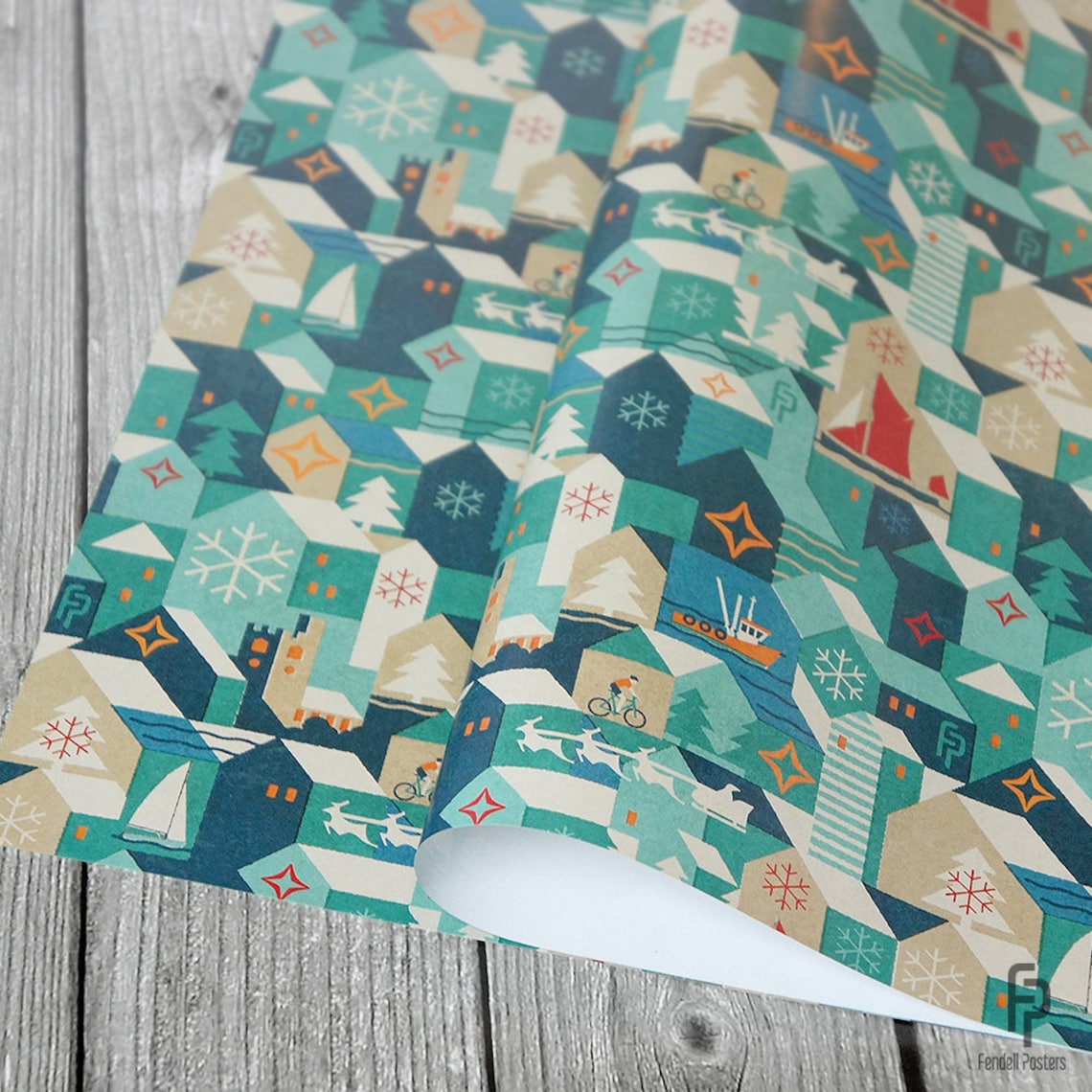 Christmas Wrapping Paper / Gift Wrap - Etsy UK