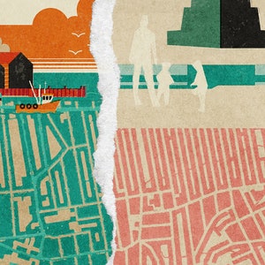 The Thames Estuary Special Edition Poster (extra Wide Format) - Etsy UK