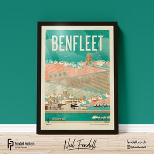 Benfleet - Poster (A4, A3 & A2 Sizes) - Etsy