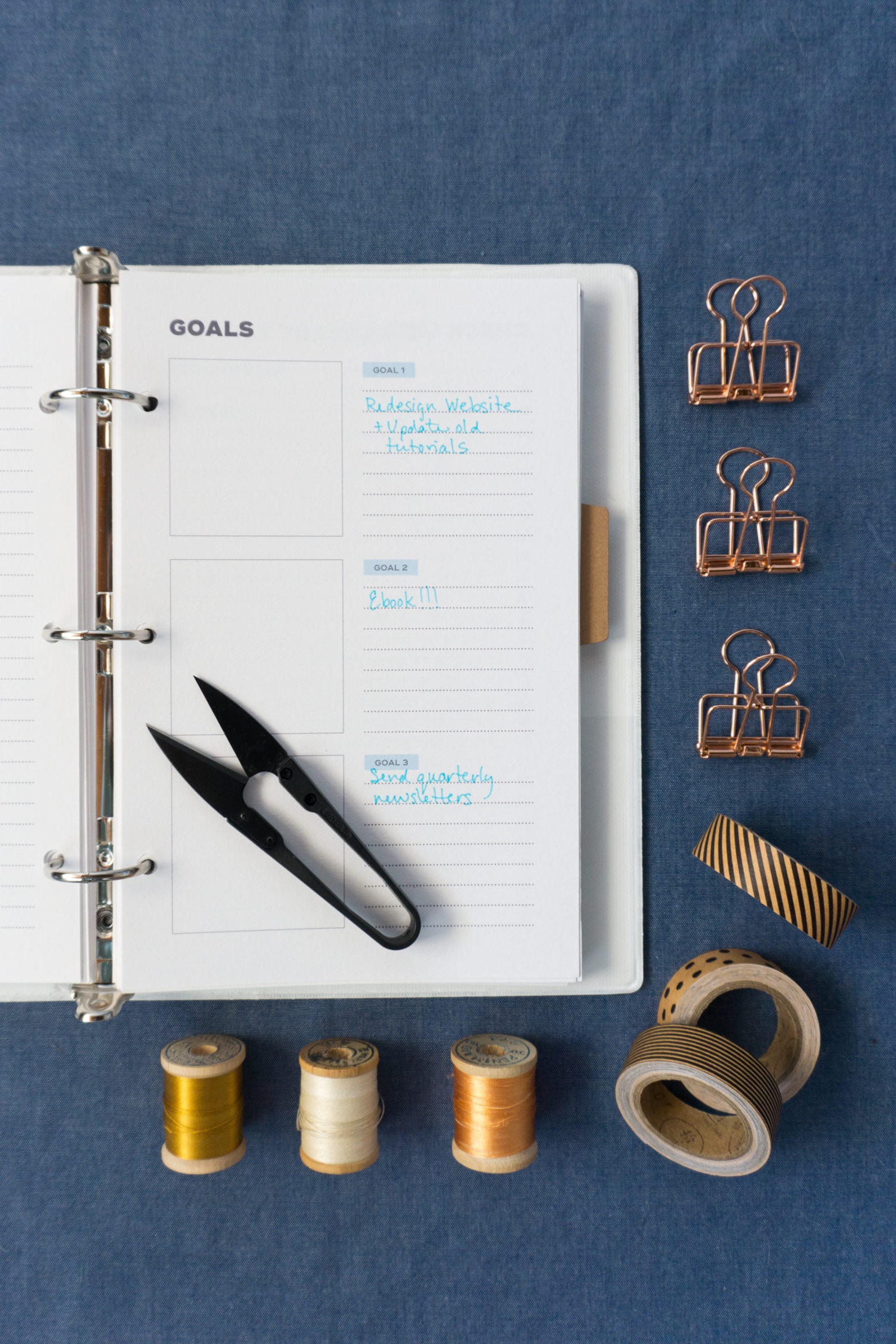 Printable Sewing Planner PDF Download Design 001 - Etsy