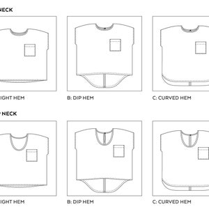 Box Top Pattern | Oversized Blouse | Lou Box Top PDF Sewing Pattern ...