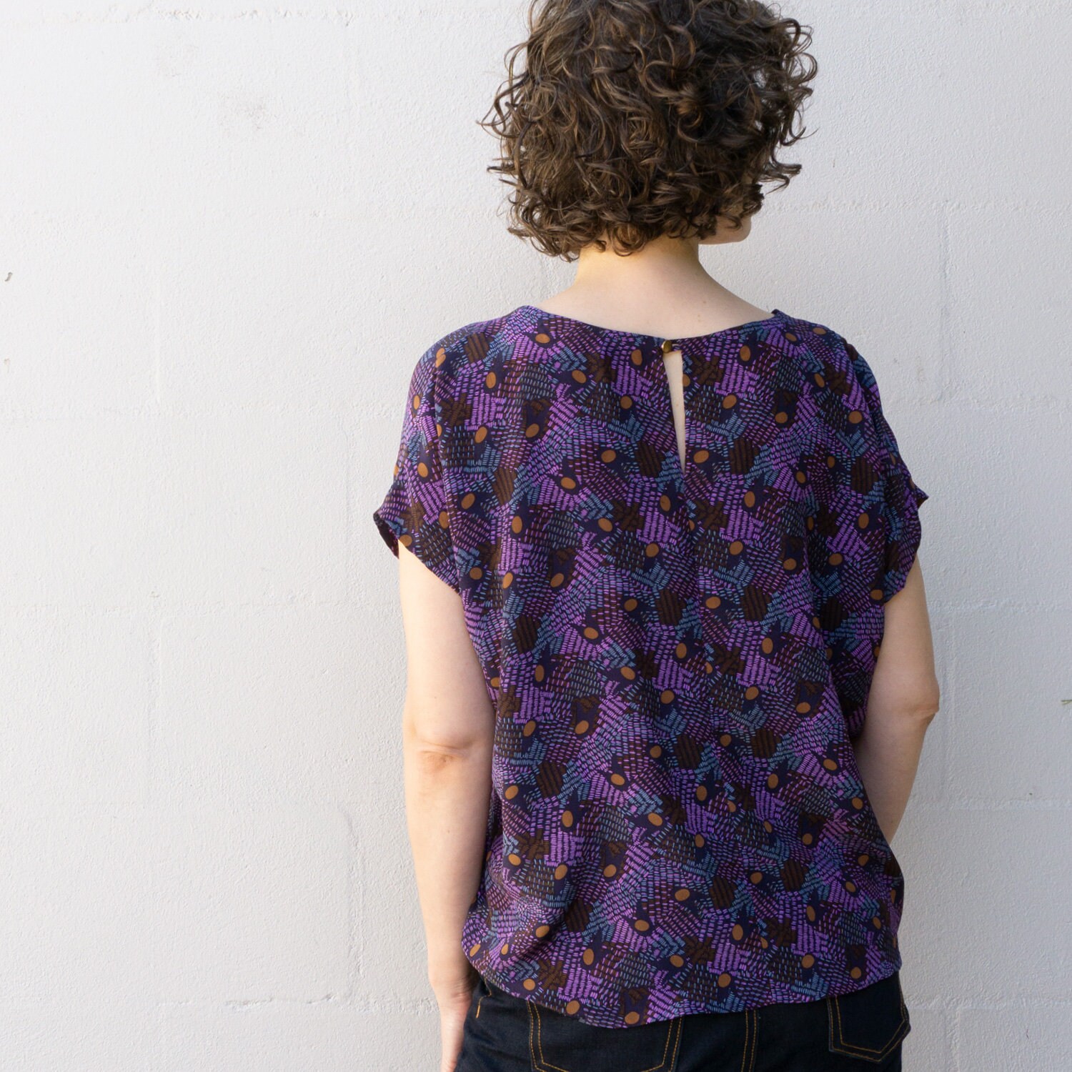 Box Top Pattern Oversized Blouse Lou Box Top PDF Sewing - Etsy