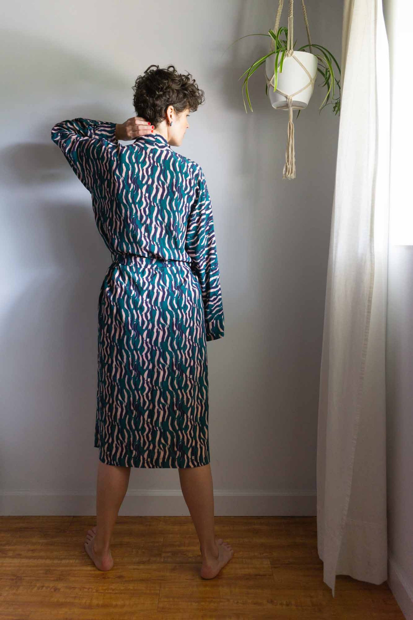 Easy Robe Jacket Sewing Tutorial Tasi Robe Jacket - Etsy