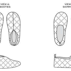 PDF Quilted Slippers Pattern | Instant Download Instruction E-book ...
