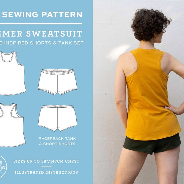 Racerback Dress Sewing Pattern - Etsy