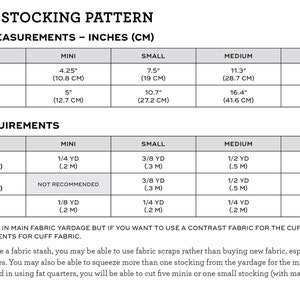 PDF Multi-size Christmas Stocking Pattern | Instant Download ...