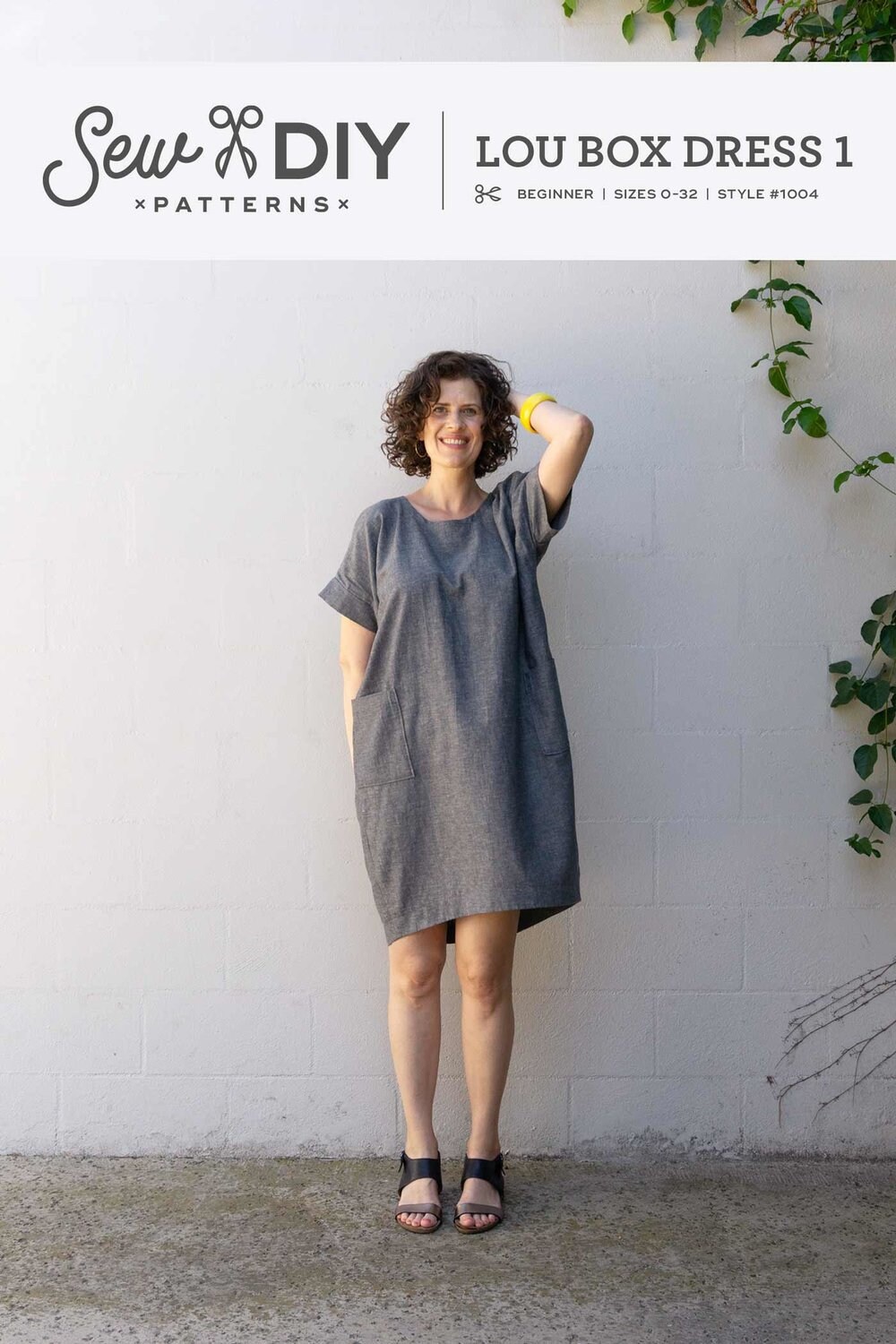 Dress Pattern | Cocoon Style Dress | Lou Box Dress 1 PDF Dress Pattern | Cocoon Style Dress | Lou Box Dress 1 PDF