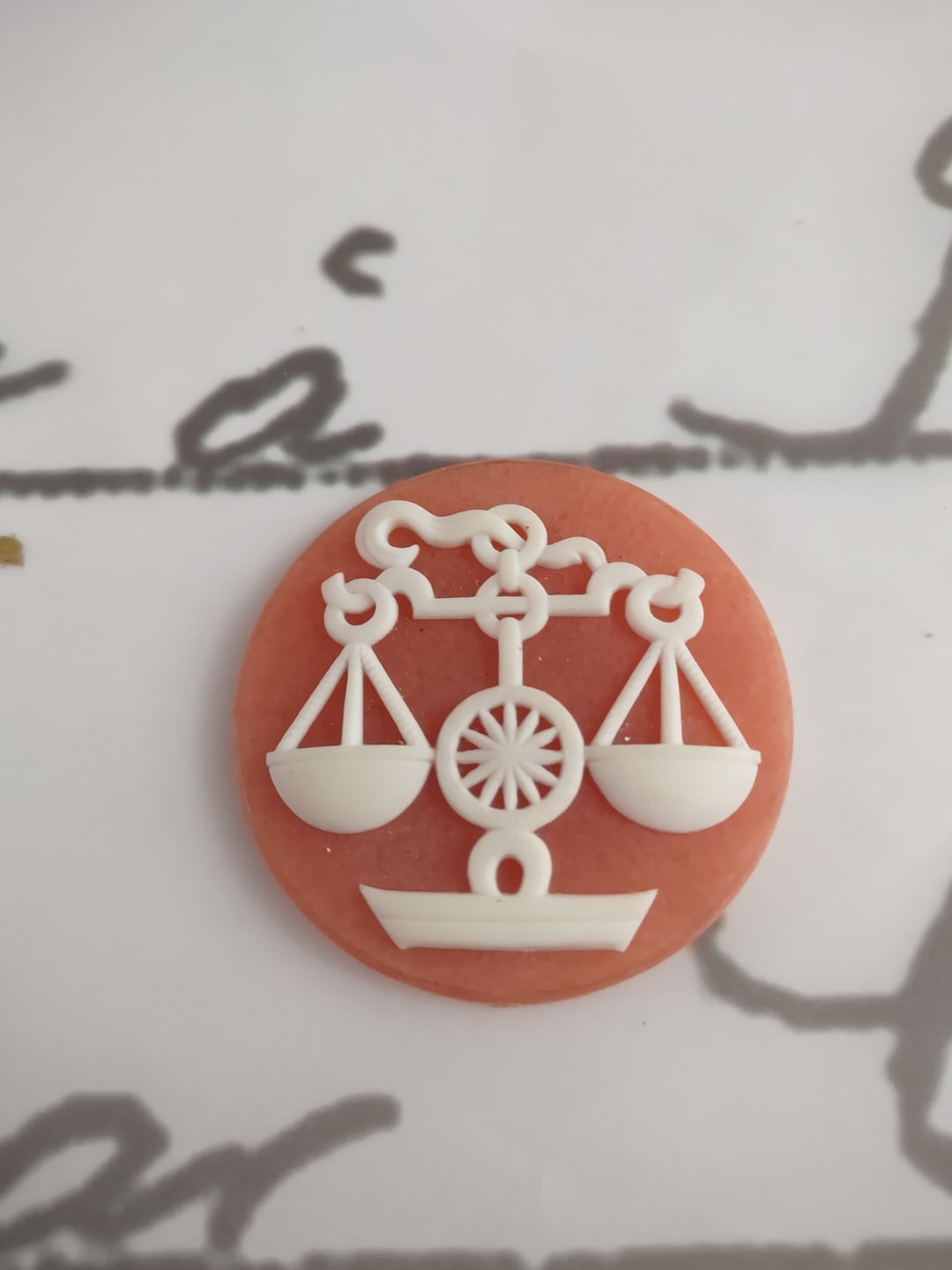 Vintage Zodiac Libra Scales Resin Plastic Cabochon Flat Back #A9 - Etsy