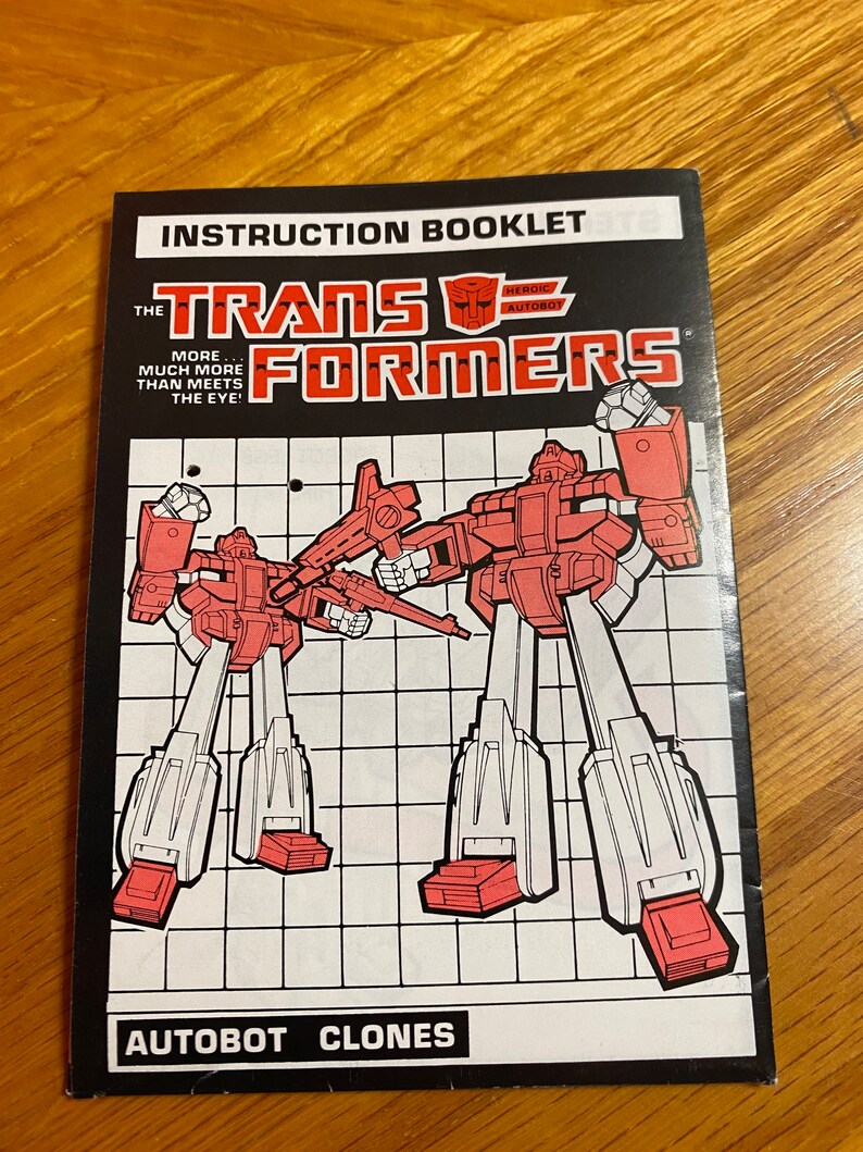 Transformers G1 Autobot Clones Fastlane & Cloudraker 1987 Complete - Etsy