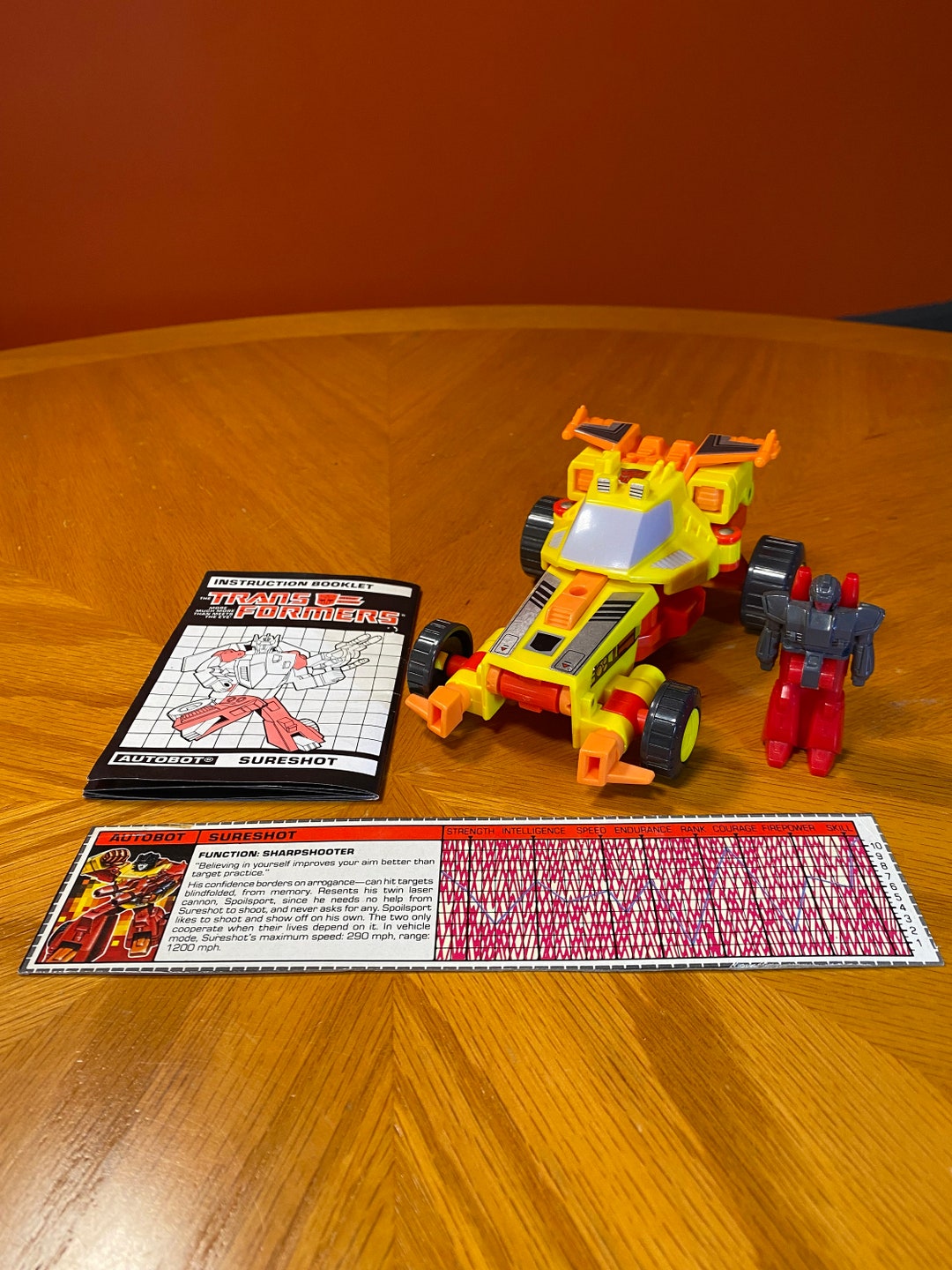 Transformers G1 Targetmasters Sureshot Complete 1987 - Etsy