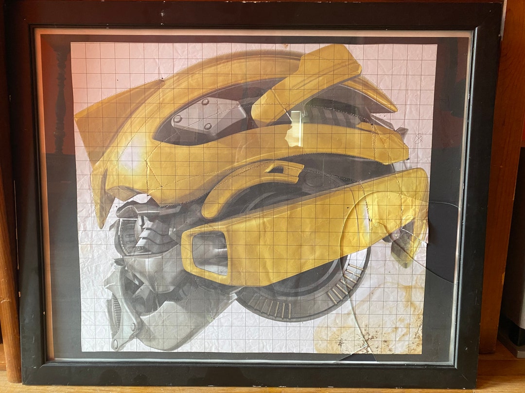 Transformers Movie Bumblebee Official Tech Sketch used to Manufacture ...