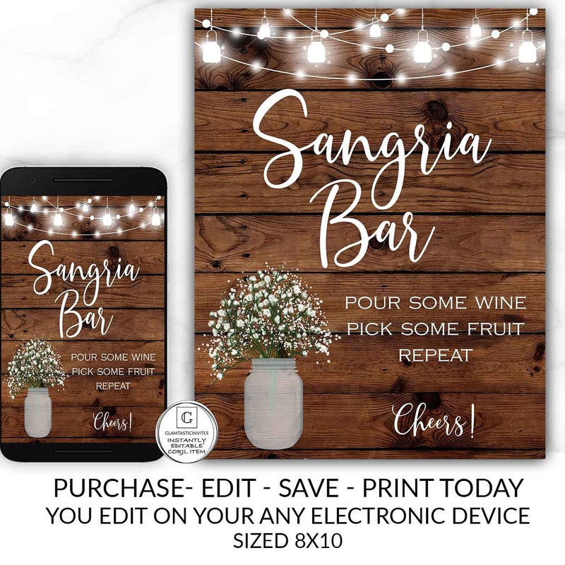 Sangria Wedding - Etsy