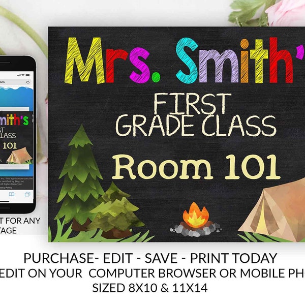 Welcome Chalkboard - Etsy