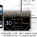 30th School Reunion Invitation Class of Invitation Template - Etsy