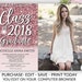 Pink Glitter Graduation Invitation, Graduation Invitation Template ...