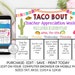 Taco Teacher Appreciation Chalkboard Sign Template Template - Etsy