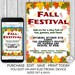 Fall Festival Flyer Template Invitation Editable Printable - Etsy