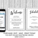 Wedding Welcome Note Template, Welcome Note, Wedding Template, YOU EDIT ...