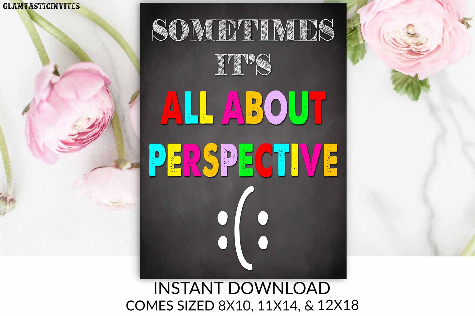 Sometimes Its All About Perspective Guidance Counselor Sign - Etsy
