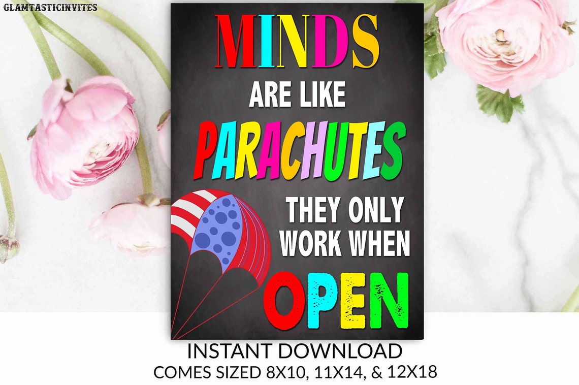 Minds Open Classroom Poster Classroom Decor Classroom - Etsy