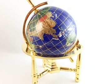 Gemstone globe | Etsy