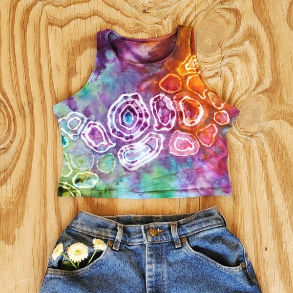 Tie Dye Crop Top - Etsy