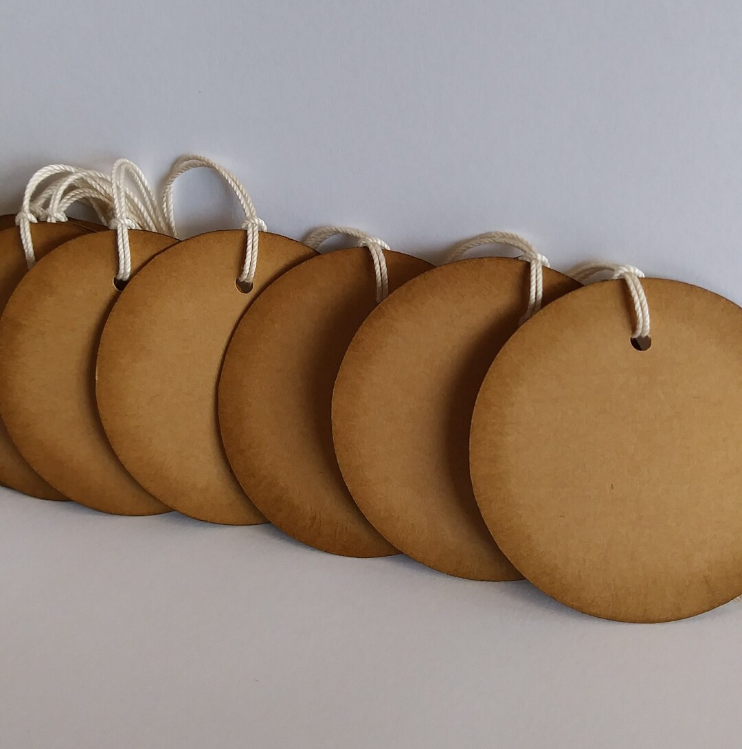 Kraft Circle Gift Tags, Favor Tags, Kraft Tags, 2" Circle Tags, Rustic ...