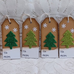 Christmas Tree Tags, Christmas Gift Tags, Holiday Tags, Gift Tags ...