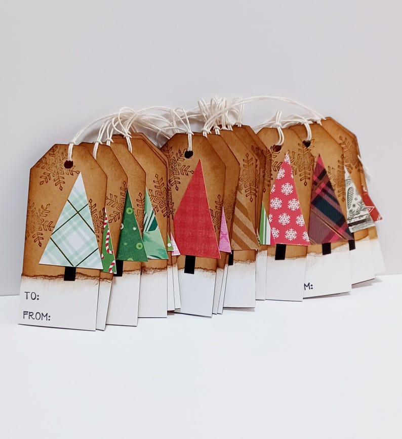 Christmas Tree Tags, Christmas Gift Tags, Holiday Tags, Gift Tags ...