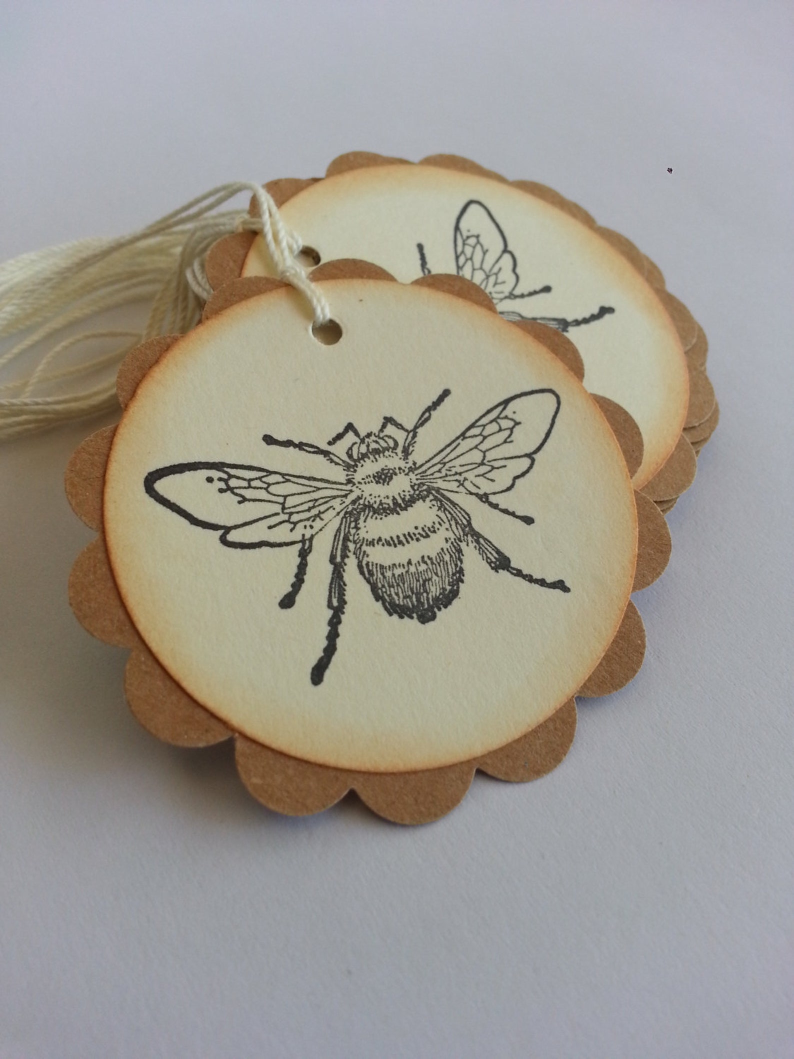 Bee Tags, Bee Gift Tags, Bee Favor Tags, Bee Wedding Favor Tags, Set of ...