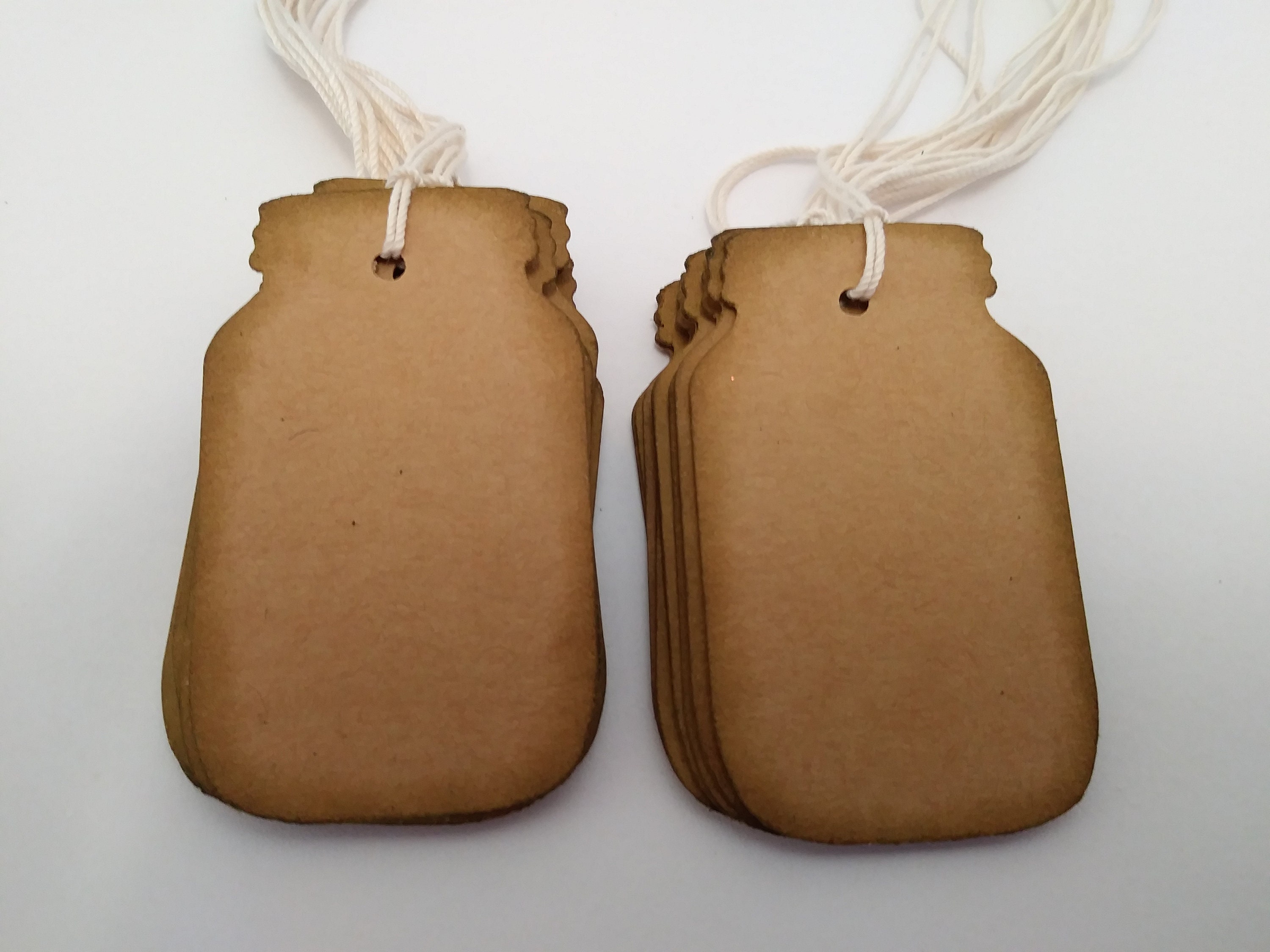 Jar Tags, Favor Tags, Gift Tags, Kraft Jar Tags, Hang Tags, Set of 15 ...