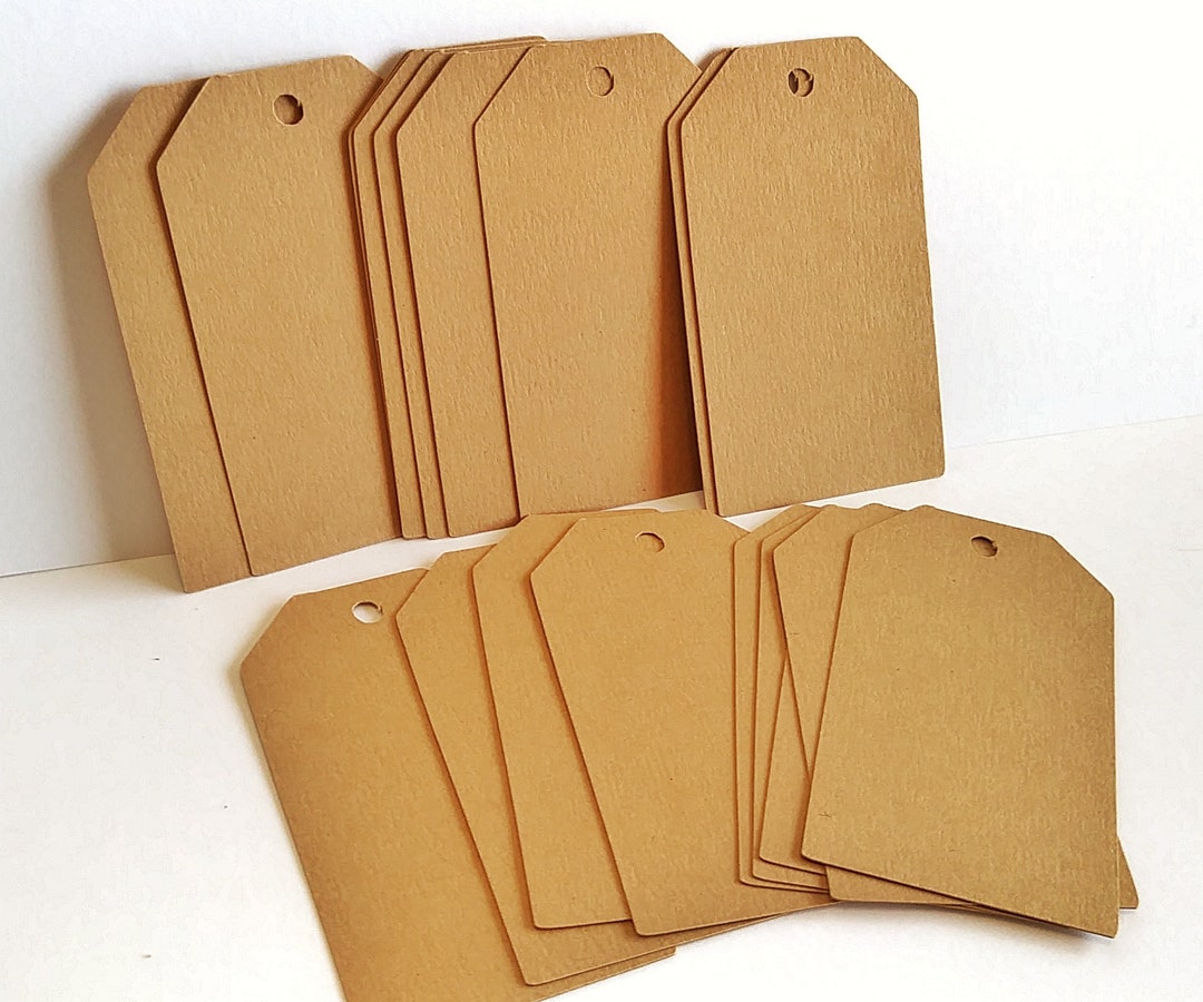 Kraft Tags, Kraft Gift Tags, Hang Tags, Price Tags, Gift Tags, Favor ...