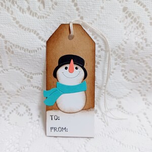 Snowman Tags, Christmas Gift Tags, Holiday Tags, Snowmen Gift Tags ...