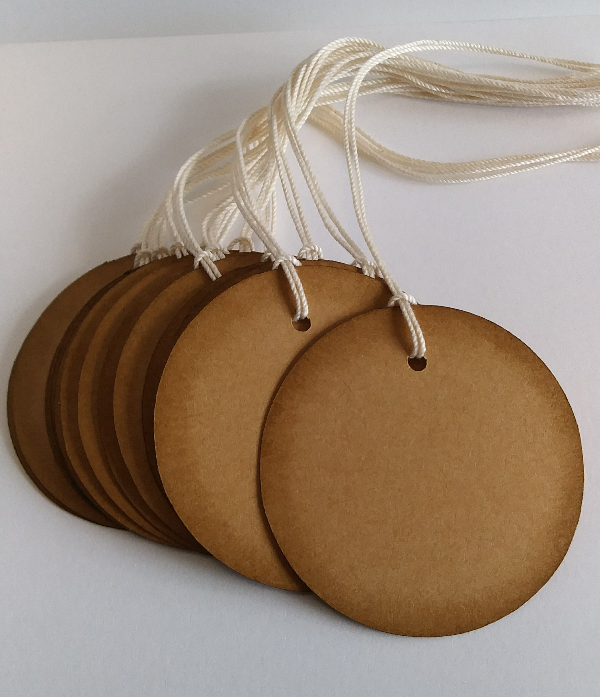 Kraft Circle Gift Tags Favor Tags Kraft Tags Circle Tags - Etsy