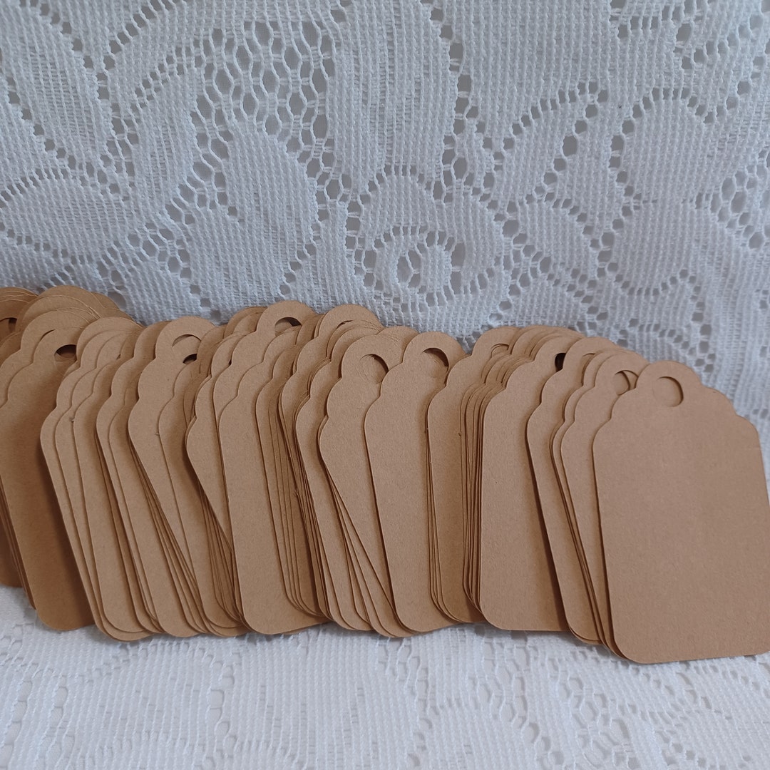 Kraft Gift Tags, Favor Tags, Plain Kraft Tags, Wedding Tags, Rustic ...