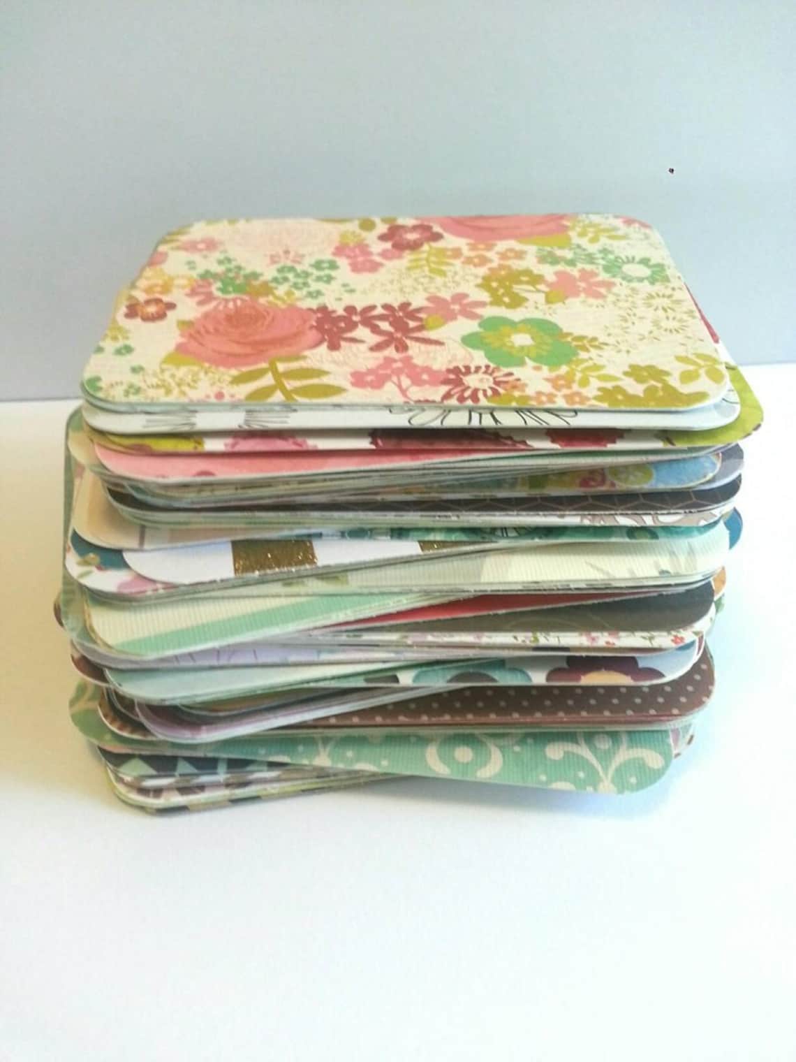 Junk Journal Cards 3 X 4 Journal Cards Handmade Journal - Etsy