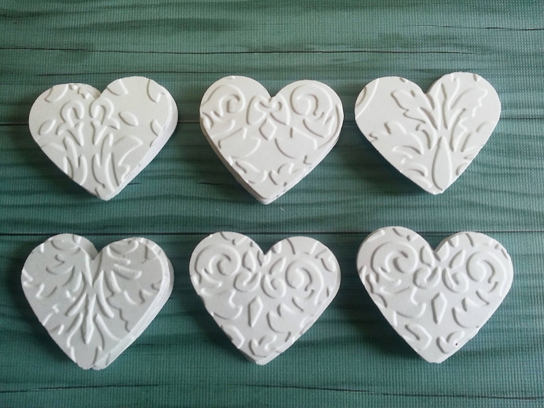 White Hearts, Embossed Hearts, Paper Hearts, Heart Punches, Heart Die ...