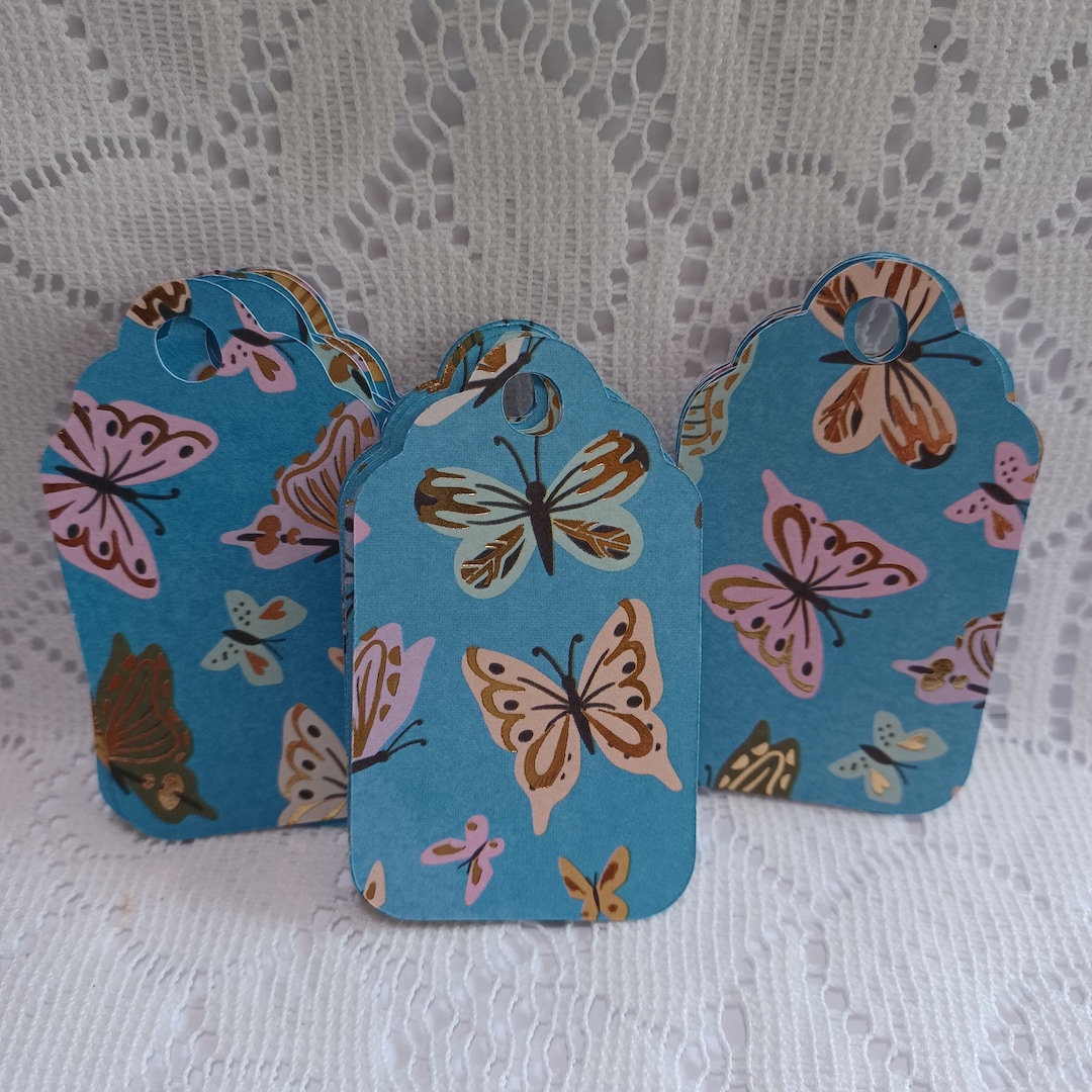 Butterfly Tags, Butterfly Gift Tags, Butterfly Favor Tags, Butterfly ...