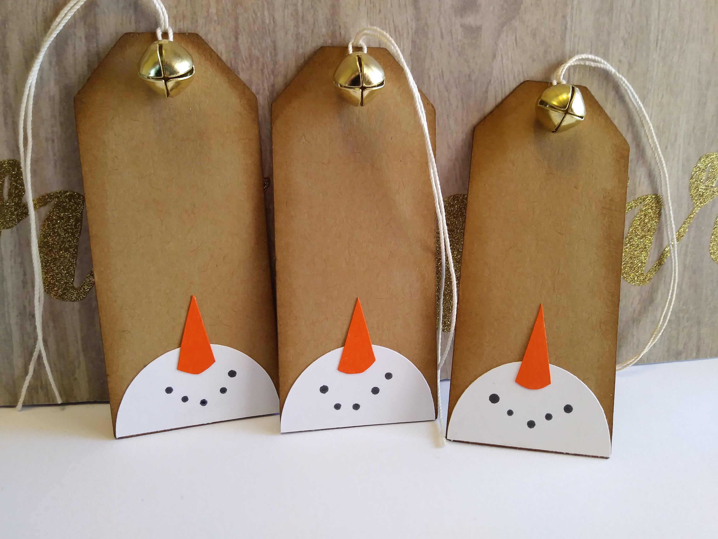 Christmas Gift Tags Snowman Tags Holiday Tags Snowman Gift - Etsy