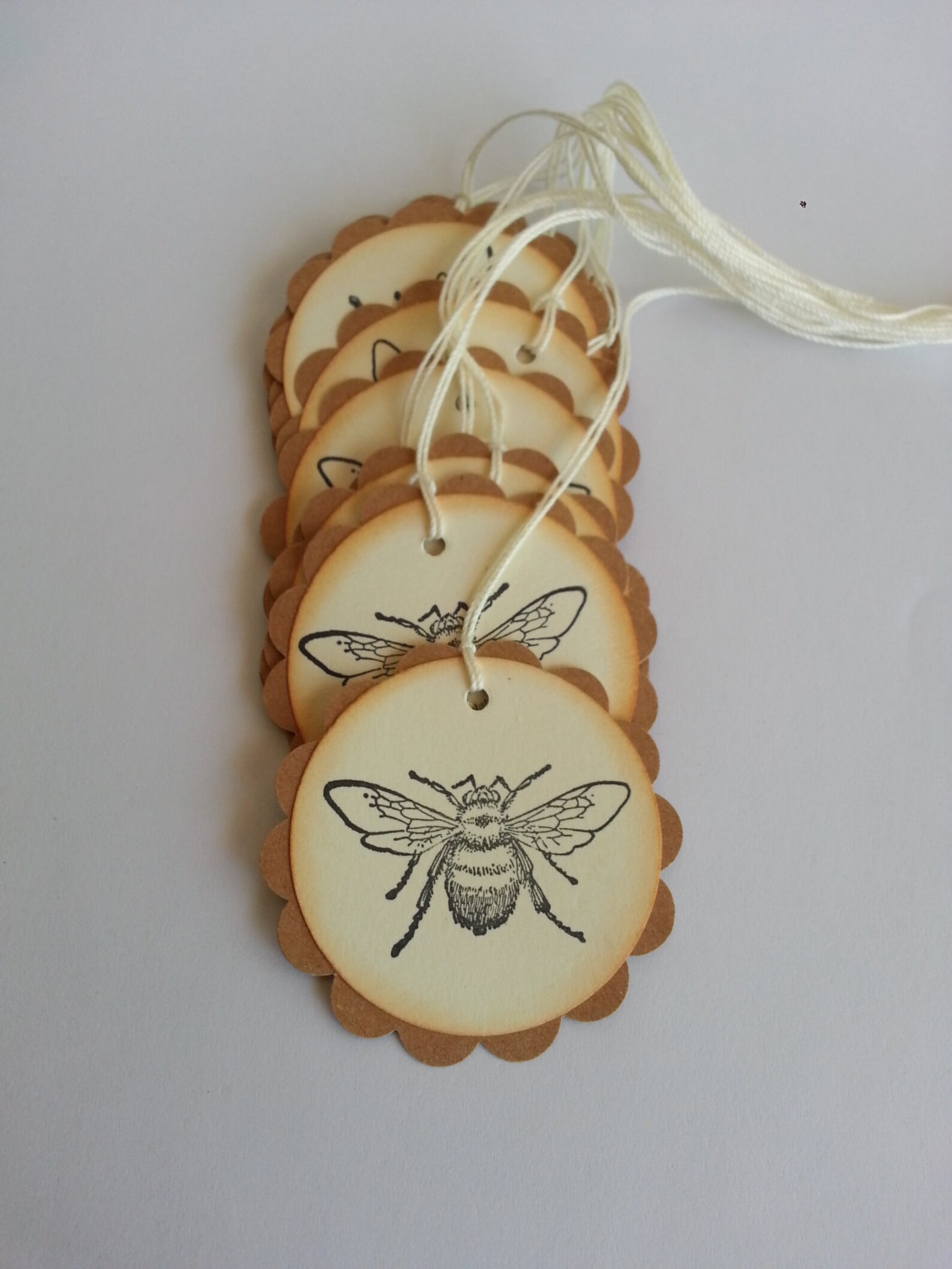 Bee Tags, Bee Gift Tags, Bee Favor Tags, Bee Wedding Favor Tags, Set of ...